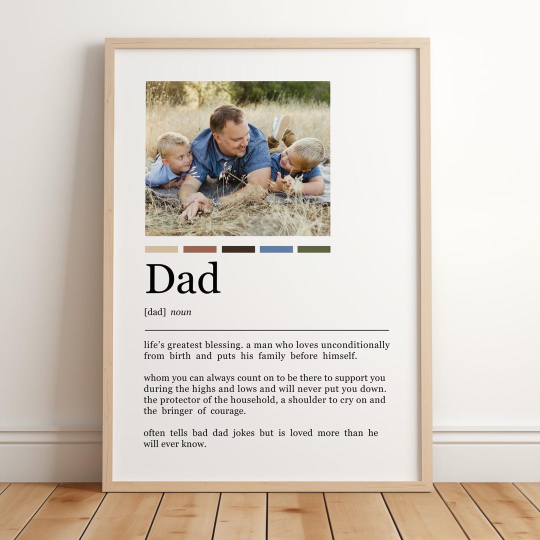Dad Definition Meaning With Picture: Christmas Gift for Dads, Gift for ...