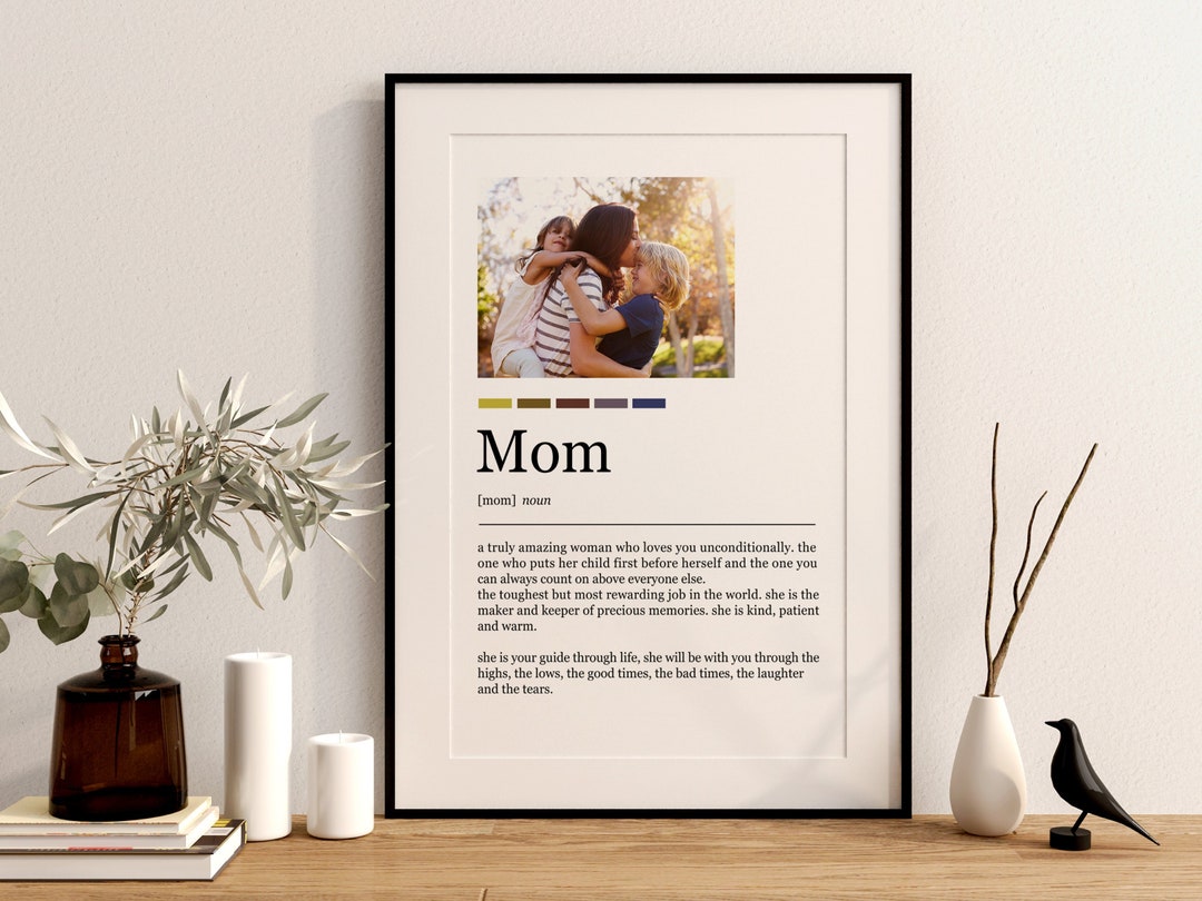 Mom Definition Meaning, Mom Birthday Gift, Mom Birthday Gift, Birthday ...