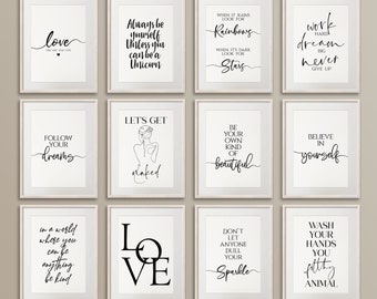 Wall Art Quotes - Etsy UK