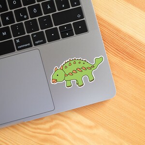 Ankylosaurus Dinosaur Sticker Waterproof Hydroflask Stickers - Etsy