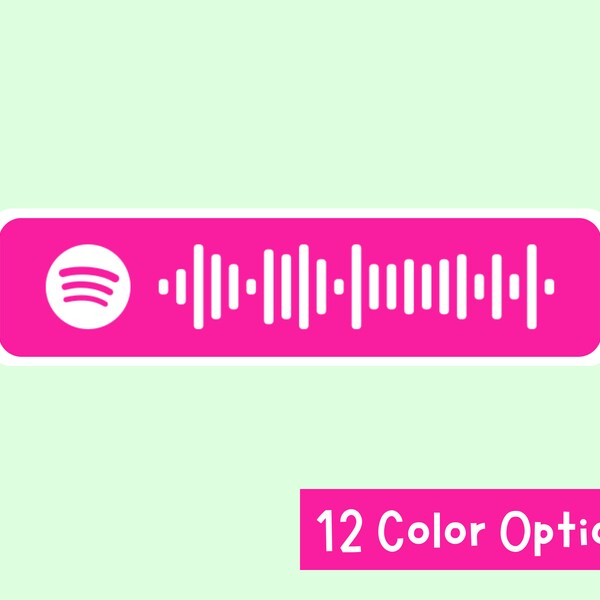 Spotify Code - Etsy