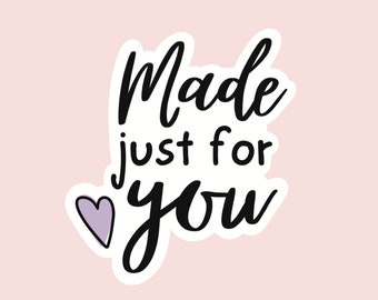 Just for You Stickers | Etsy