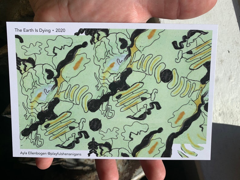 Climate Art Postcards - Etsy
