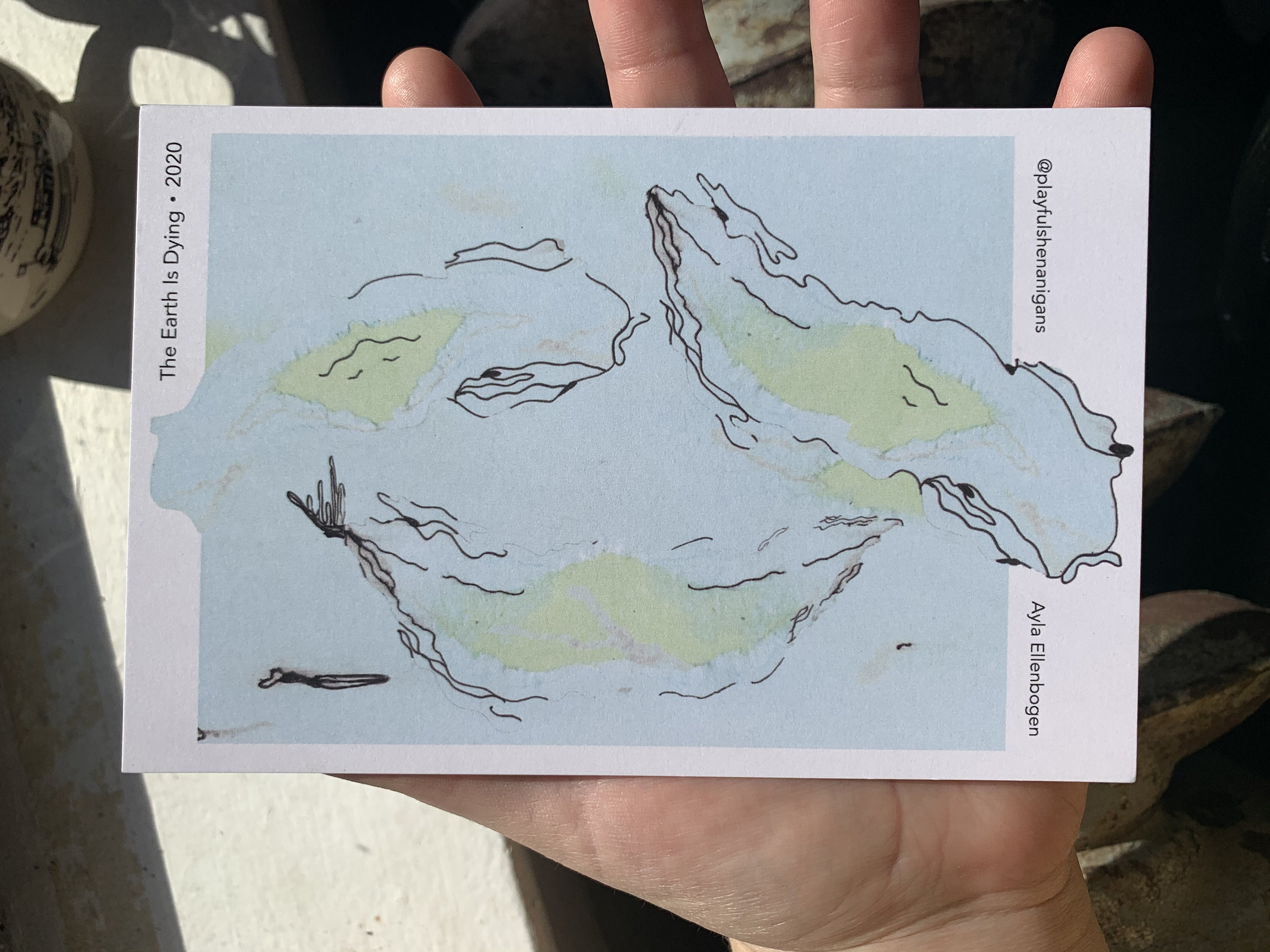 Climate Art Postcards - Etsy