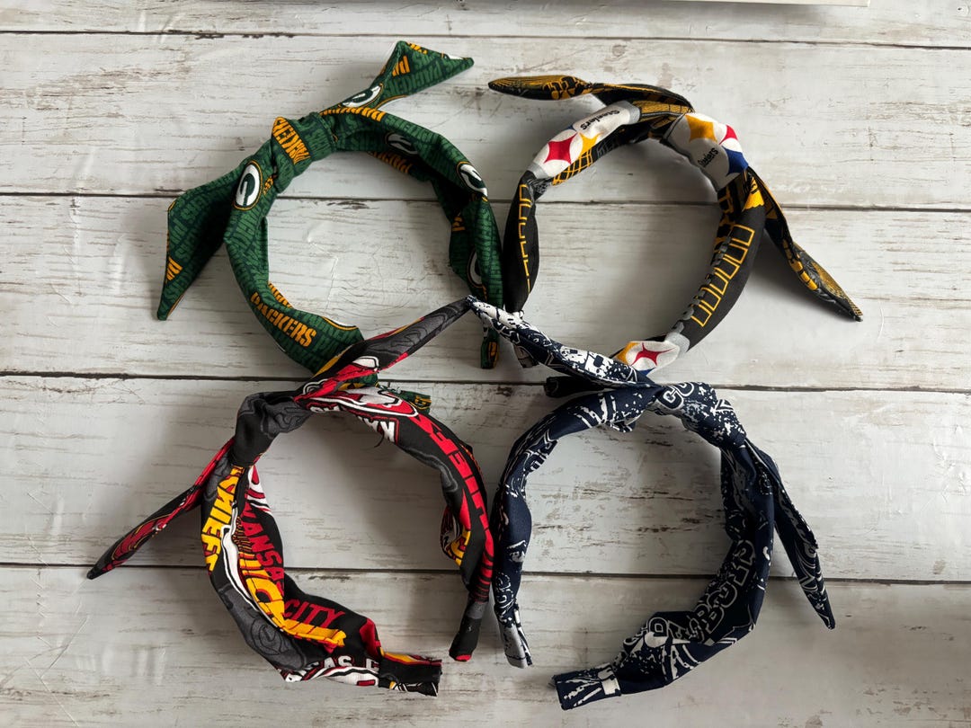 Tie Knot NFL/MLB Headband | Sports Fan Hair Accessory - Etsy