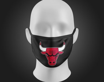 Chicago Bulls Mask | Etsy