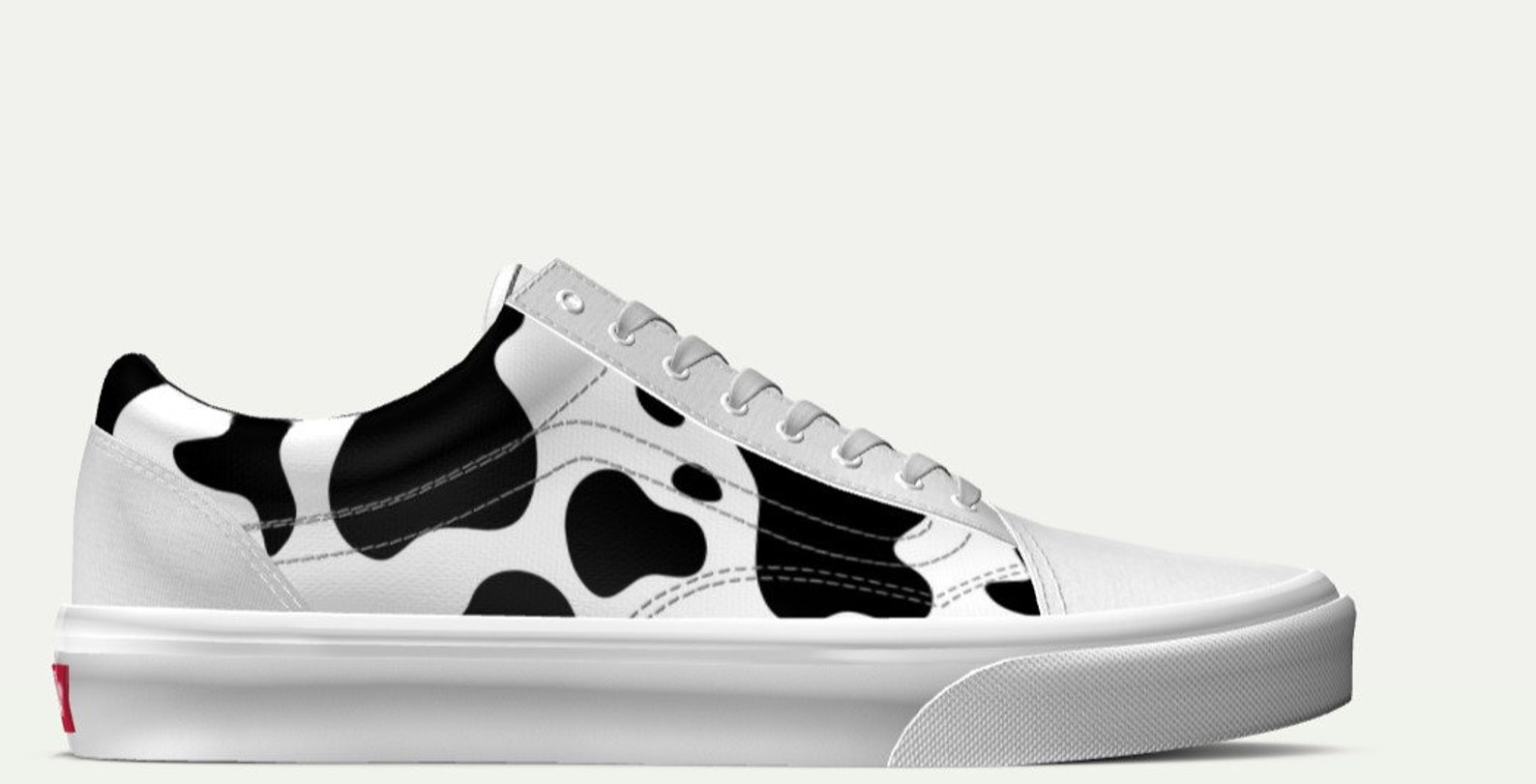Cow Print Vans - Etsy