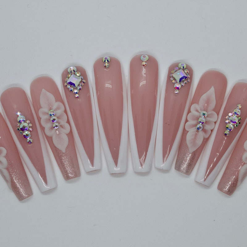 Press on Nails Coffin - Etsy