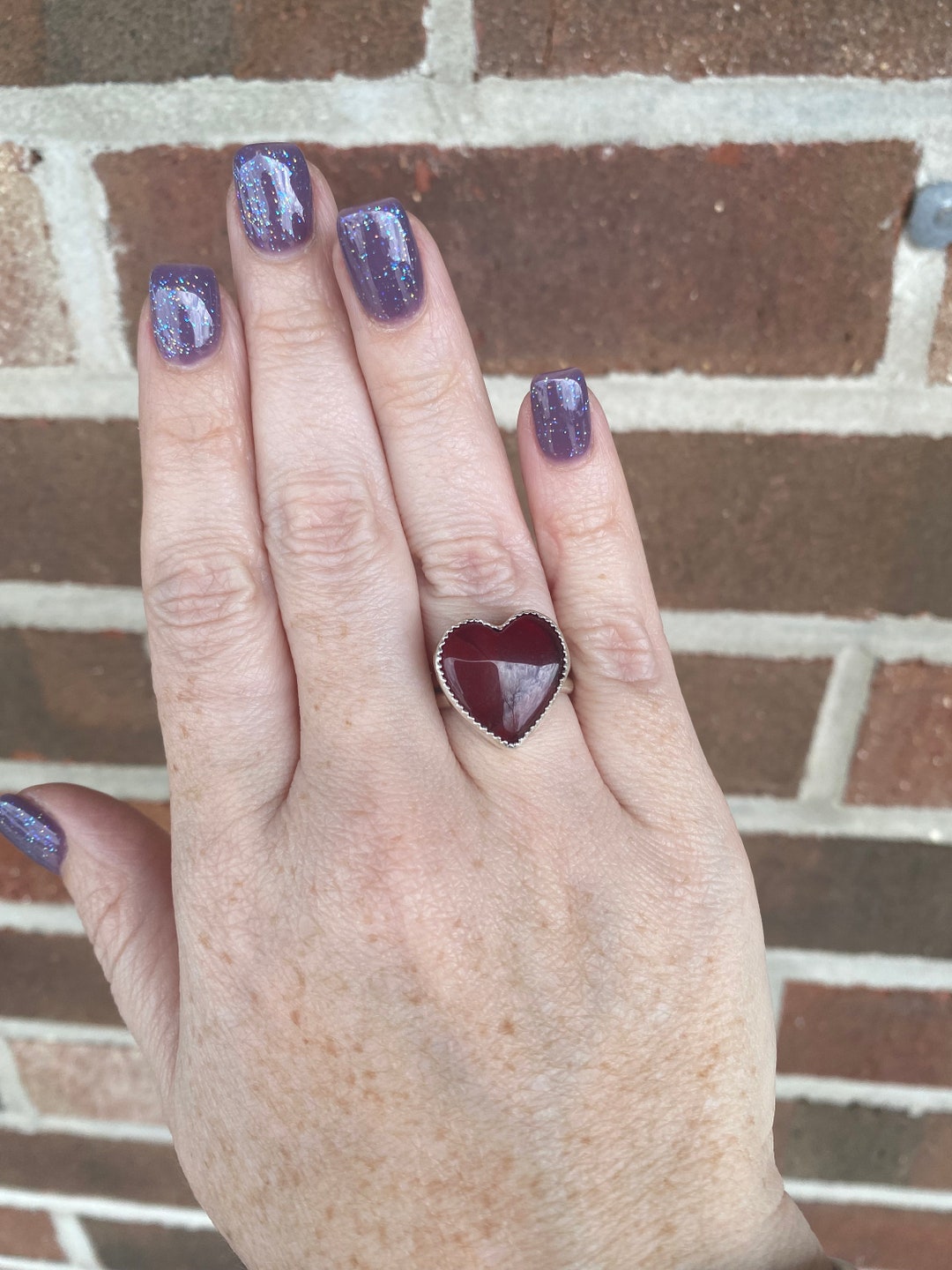 Red Heart Ring Rosarita Heart Ring Rosarita Ring Heart Ring Heart ...