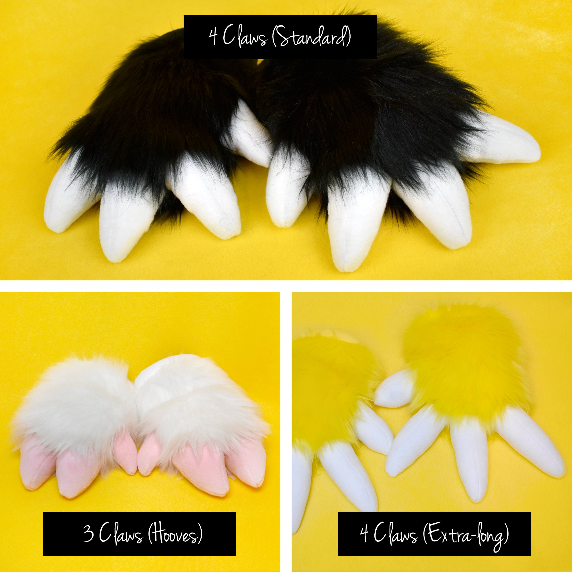 Furry Custom Plush Fursuit Hand Paws Deer Dino & Protogen - Etsy UK