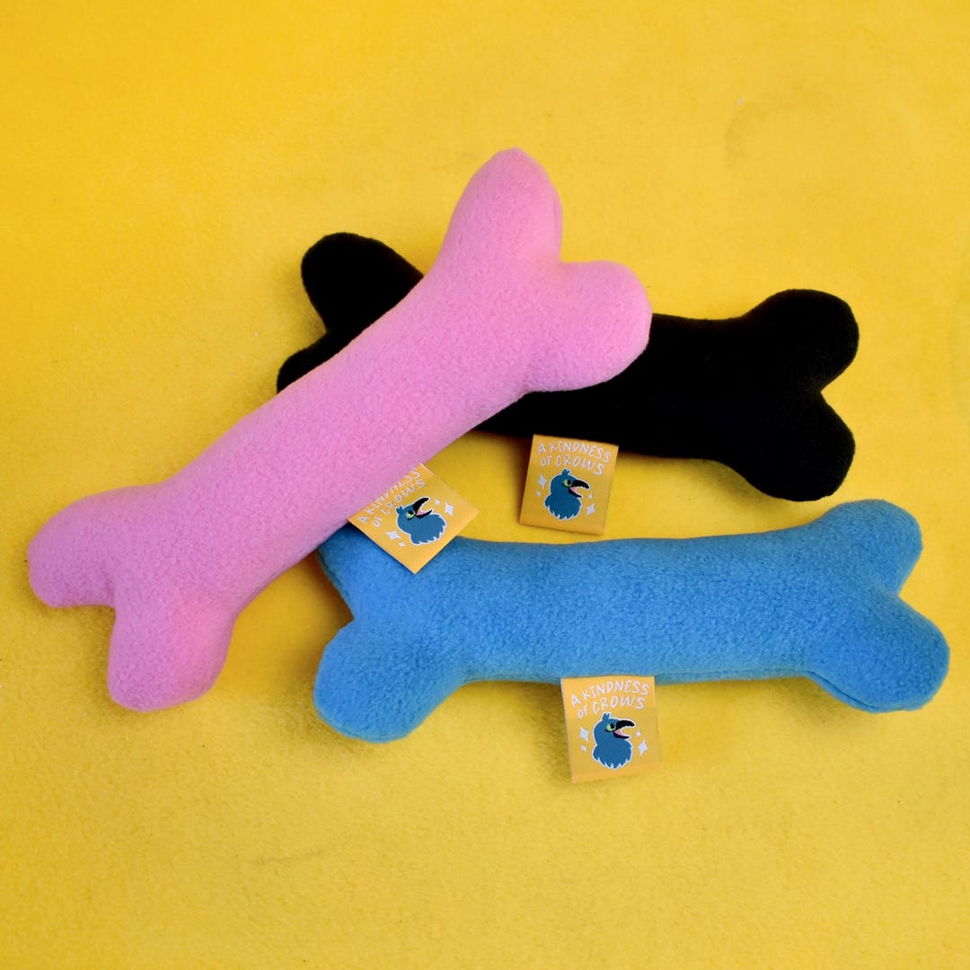 Plush Bone Prop - Choose Your Colour - Fursuit Accessory - Furry Dogs ...
