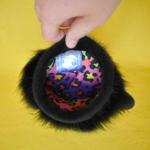 Black and White Furry Plush Fursuit Hand Paws - Choose Your Colour ...