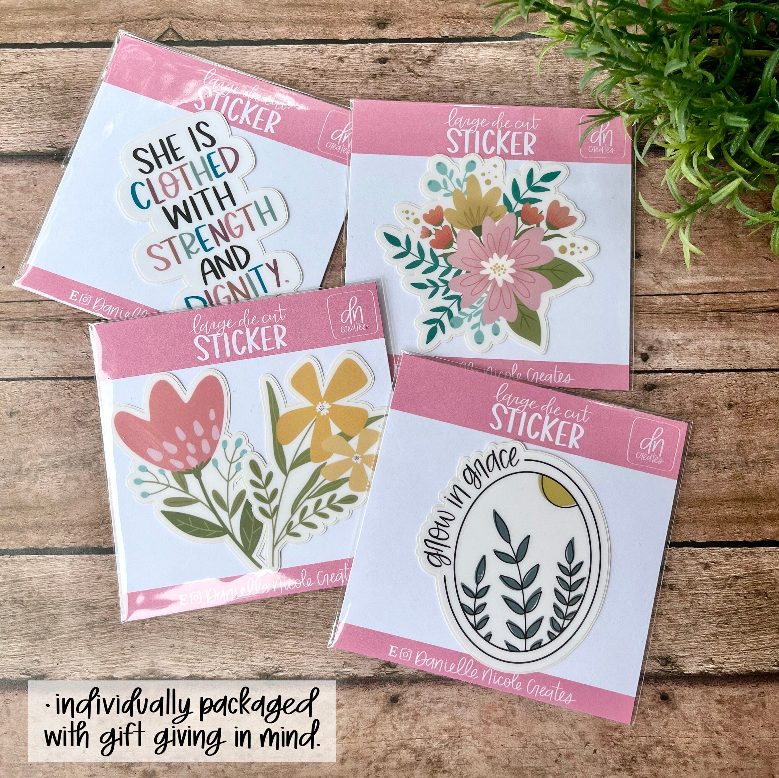 Strength and Dignity Proverbs Sticker/ Bible Verse Sticker/ Die Cut ...