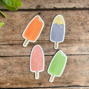 Popsicle Die Cut Sticker Pack/ Journal Stickers/ Kids Stickers/ Summer ...