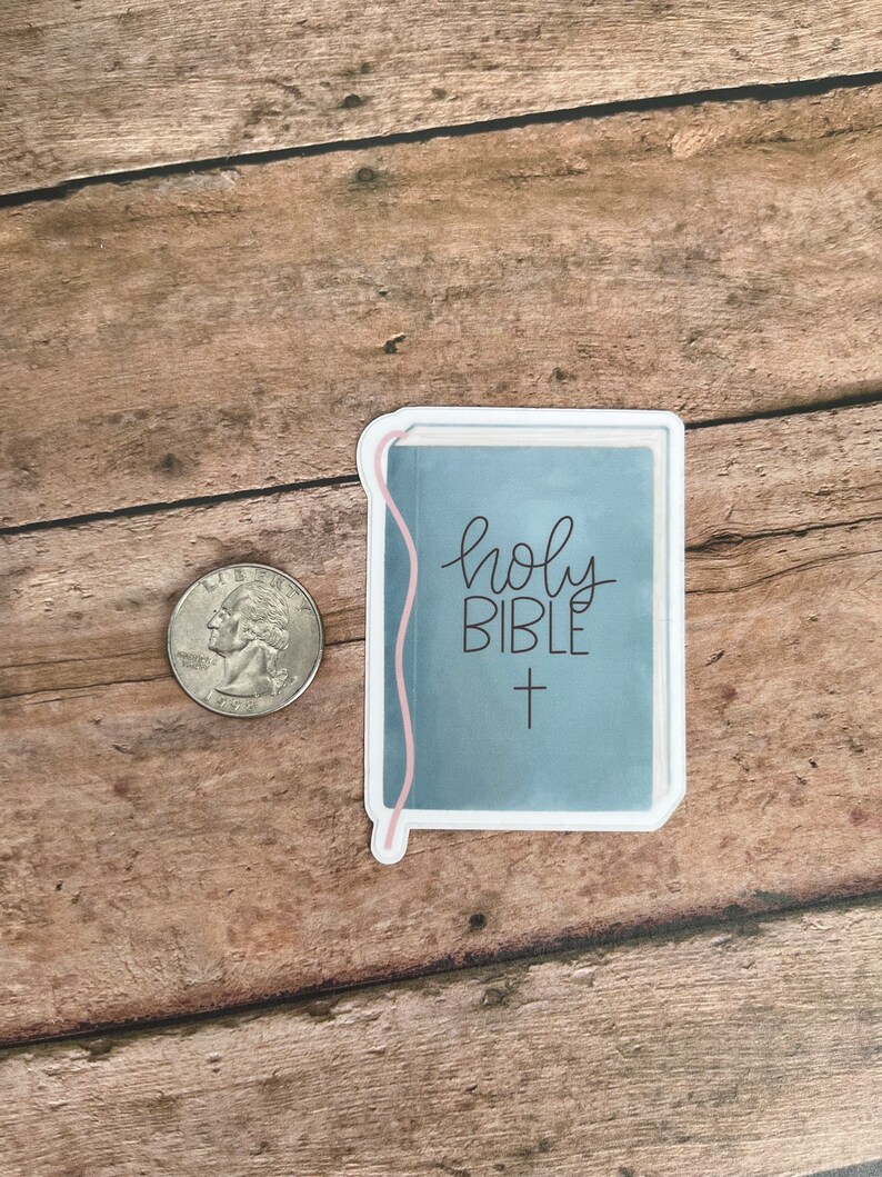 The Holy Bible Sticker/ Bible Verse Sticker/ Die Cut Sticker/ Laptop ...