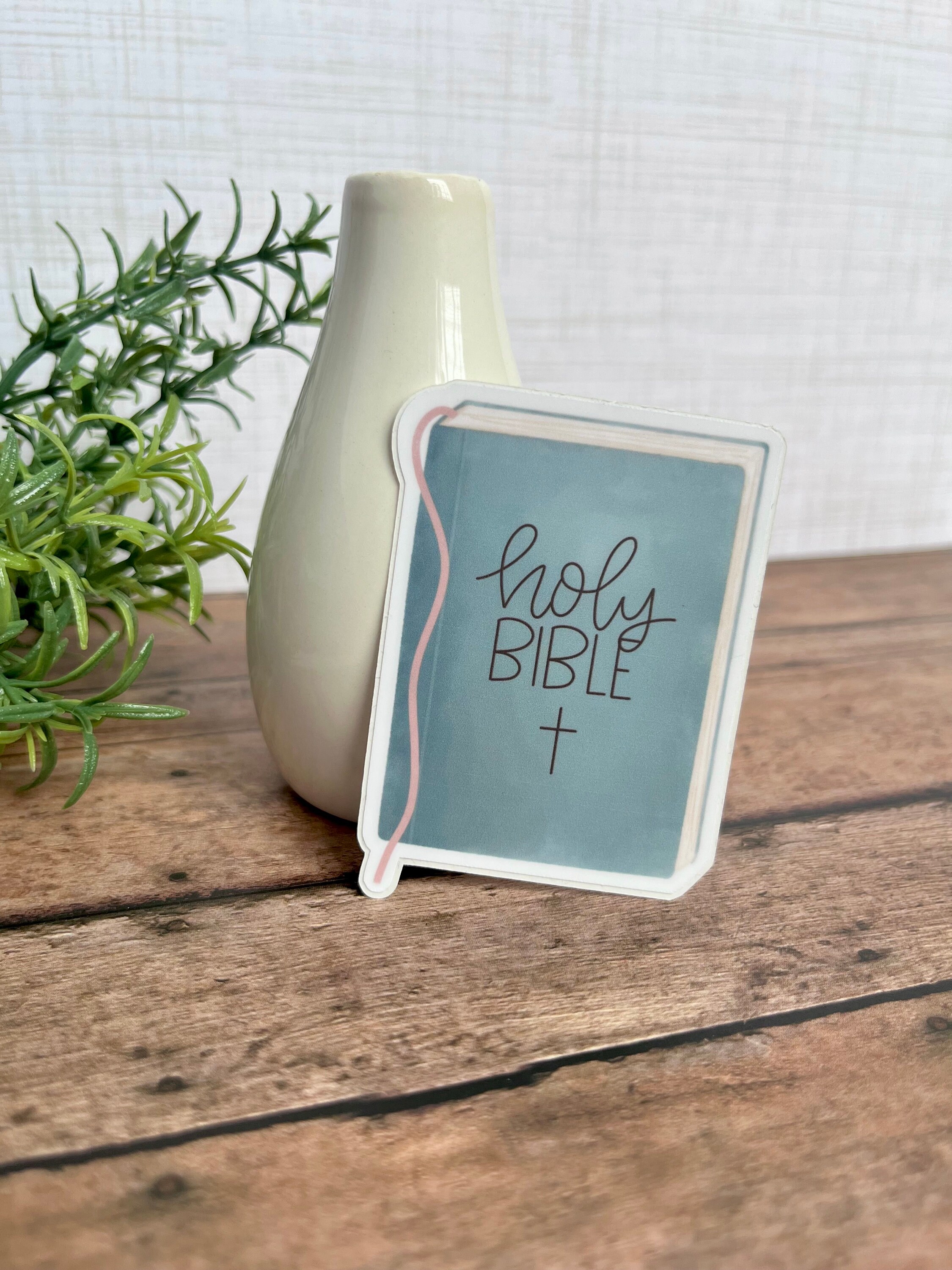 The Holy Bible Sticker/ Bible Verse Sticker/ Die Cut Sticker/ Laptop ...