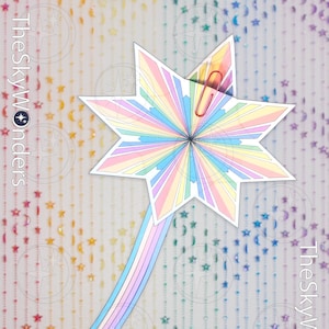 Shooting Star Aeronaut - DIY Papercraft Shooting Star, Paper Flying ...