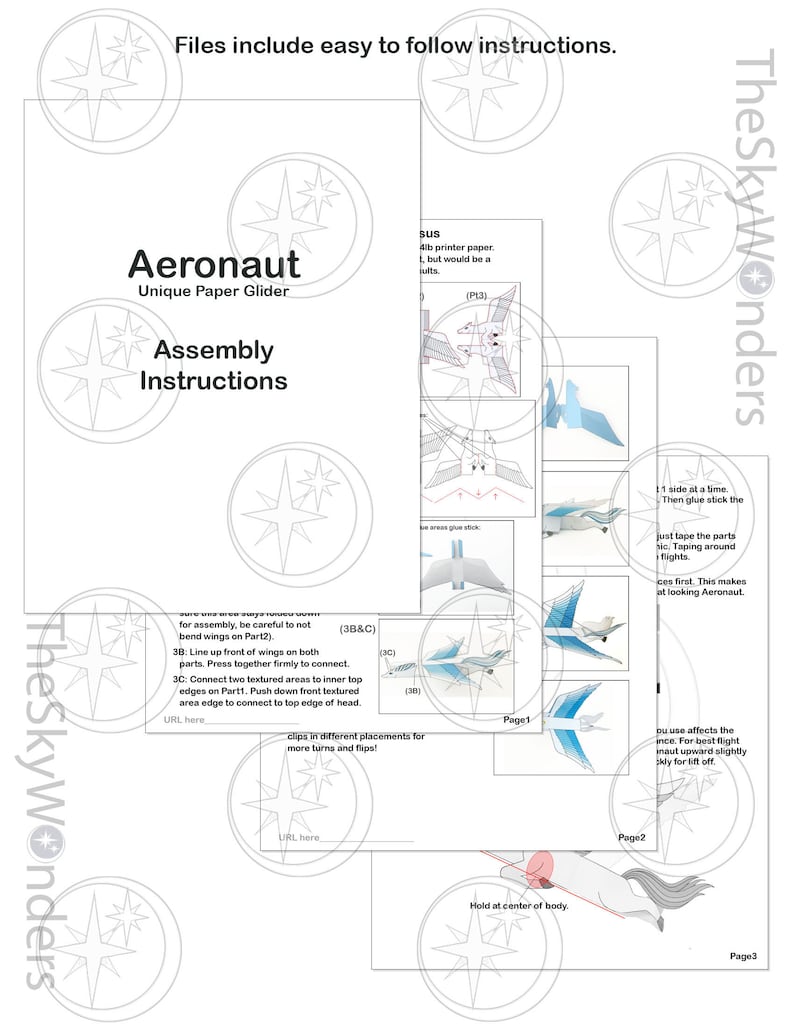 DIY Papercraft Pegasus: Flying Horse Project (PDF Download) - Etsy