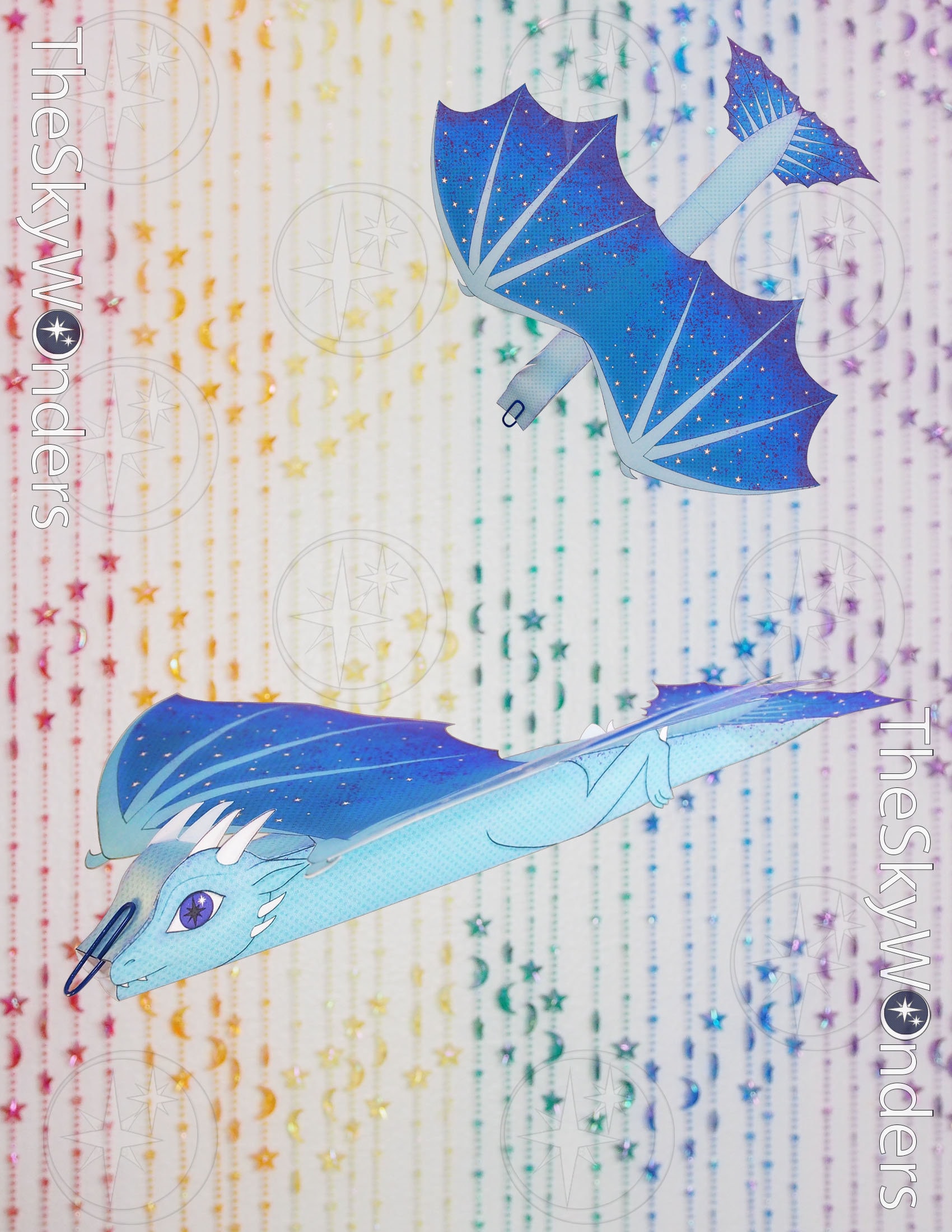 Dragon Aeronaut DIY Paper Dragon Flying Paper Dragon Home - Etsy Norway