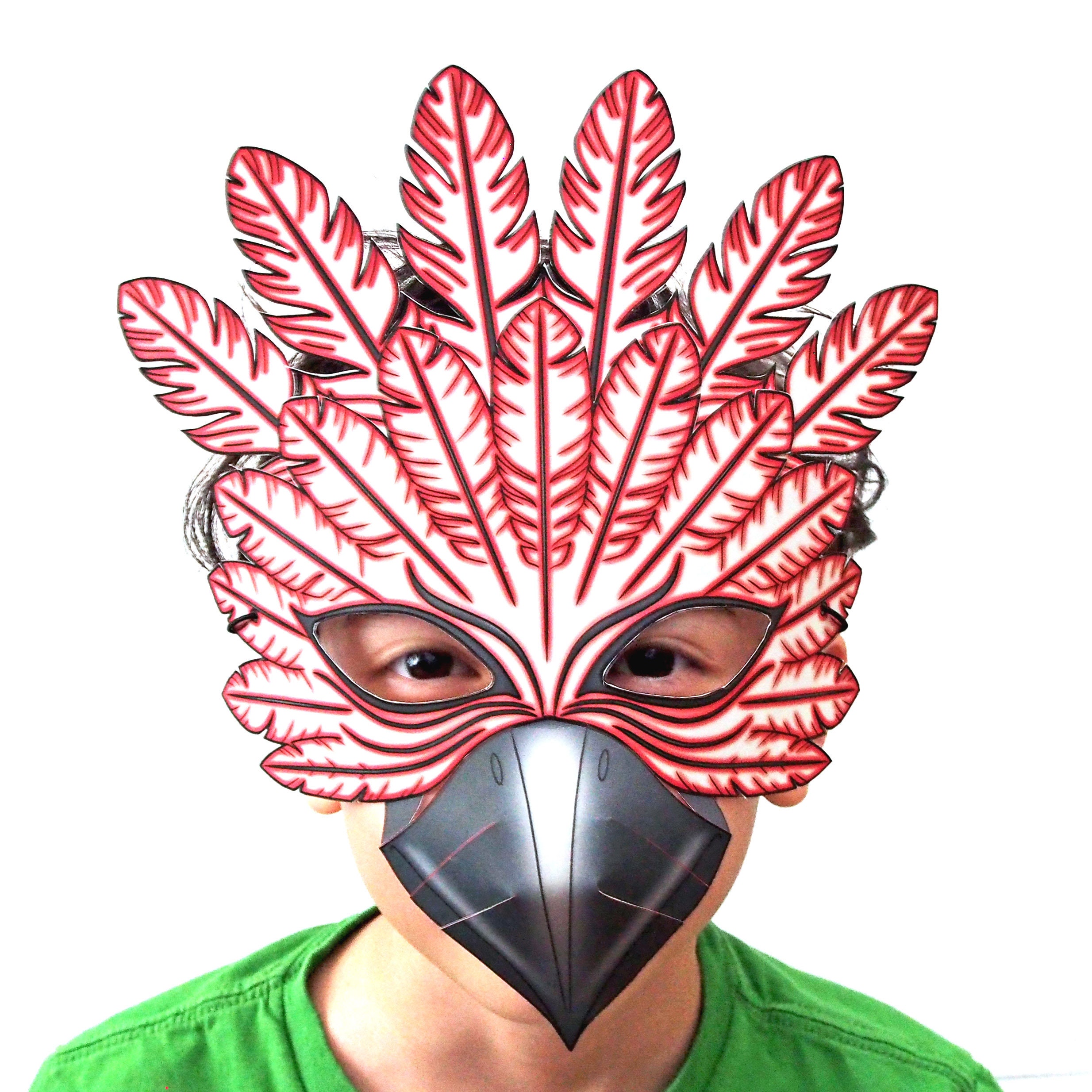 DIY Masks for Kids & Teens, 3 Unique Bird Masks, Printable- Very Easy ...