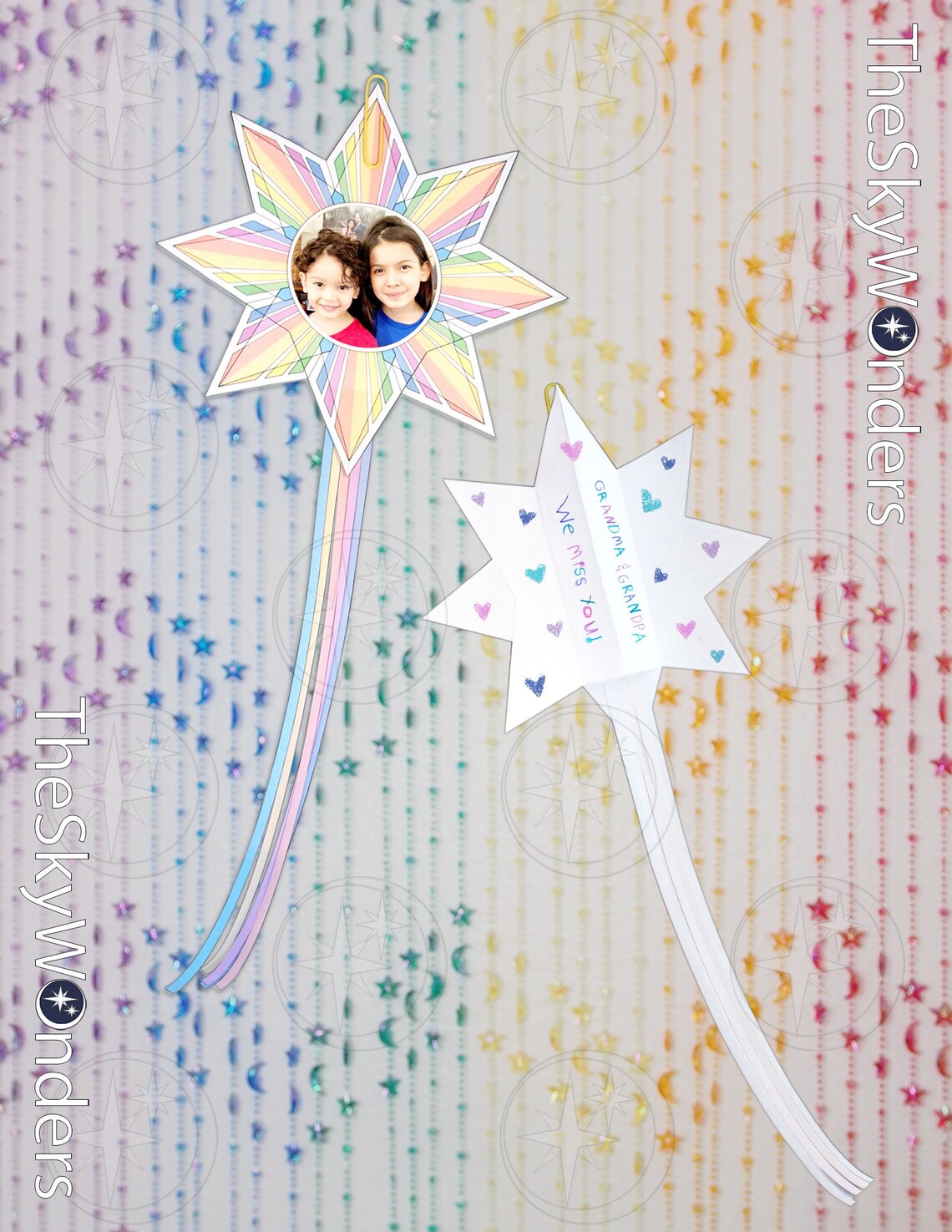 Shooting Star Aeronaut - DIY Papercraft Shooting Star, Paper Flying ...