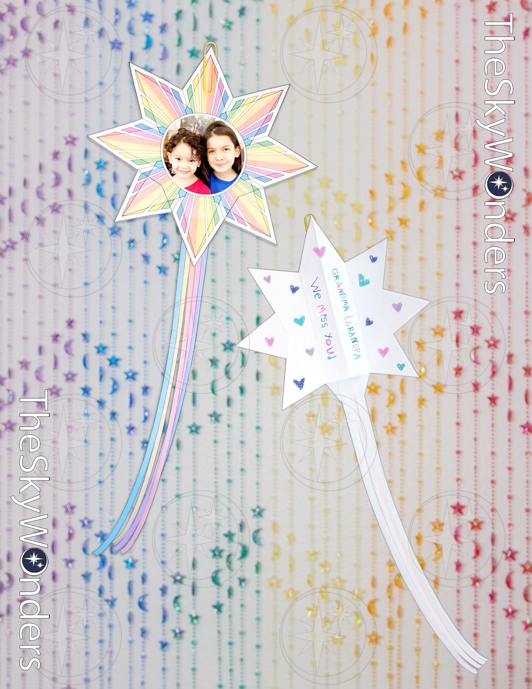 Shooting Star Aeronaut - DIY Papercraft Shooting Star, Paper Flying ...