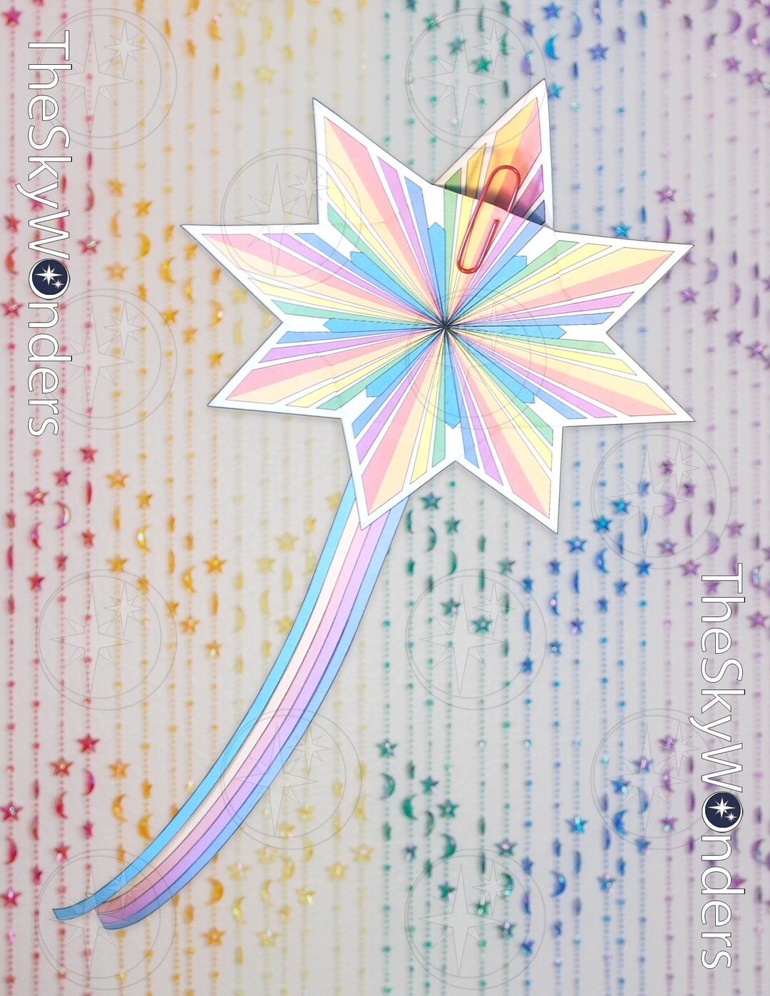 Shooting Star Aeronaut - DIY Papercraft Shooting Star, Paper Flying ...