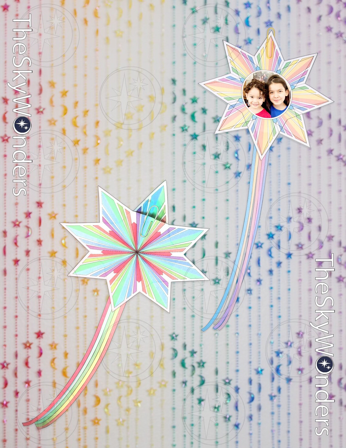 Shooting Star Aeronaut - DIY Papercraft Shooting Star, Paper Flying ...