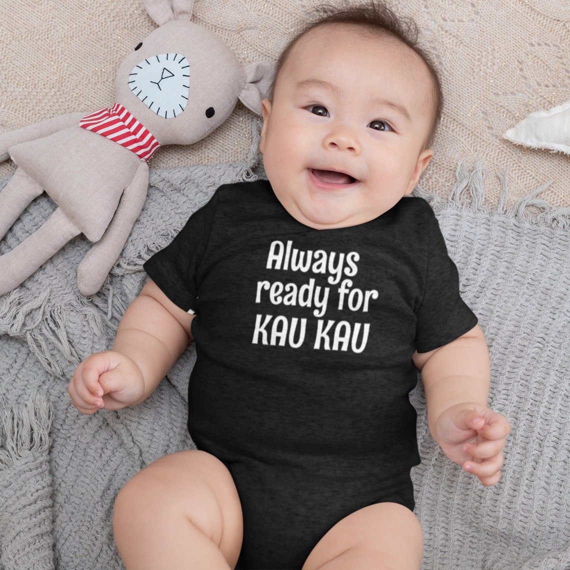 Kau Kau Ready Onesie, Hawaii, Keiki, Hawaii Kids, Funny Hawaii, Gifts ...