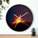 Hawaii Volcano Lava Theme Clock Volcano Eruption Theme - Etsy