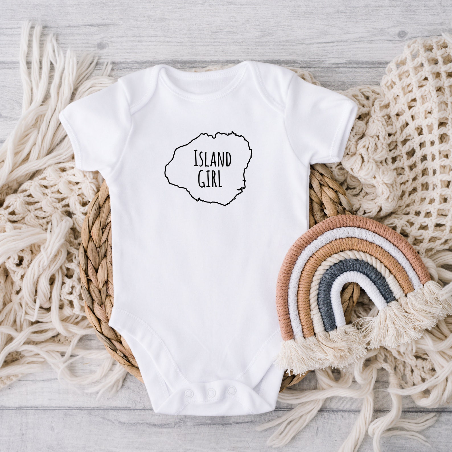 Island Girl (kauai) Baby Onesie, Hawaii, Keiki, Funny Baby, Born on ...