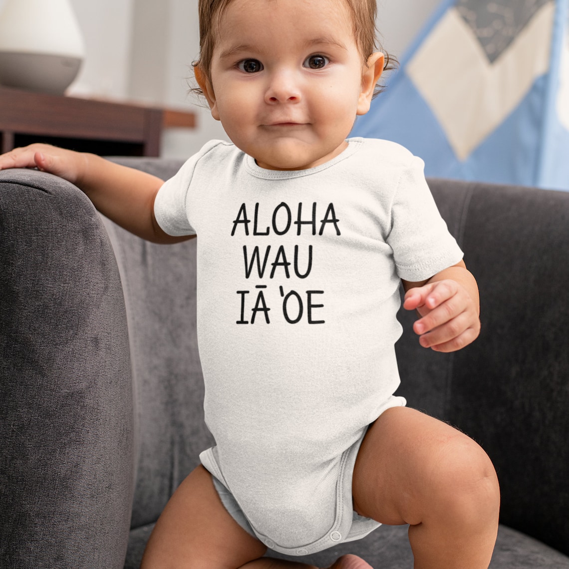 Aloha Wau Ia Oe Onesie, Hawaii, Keiki, Hawaii Kids, Funny Hawaii, Gifts ...
