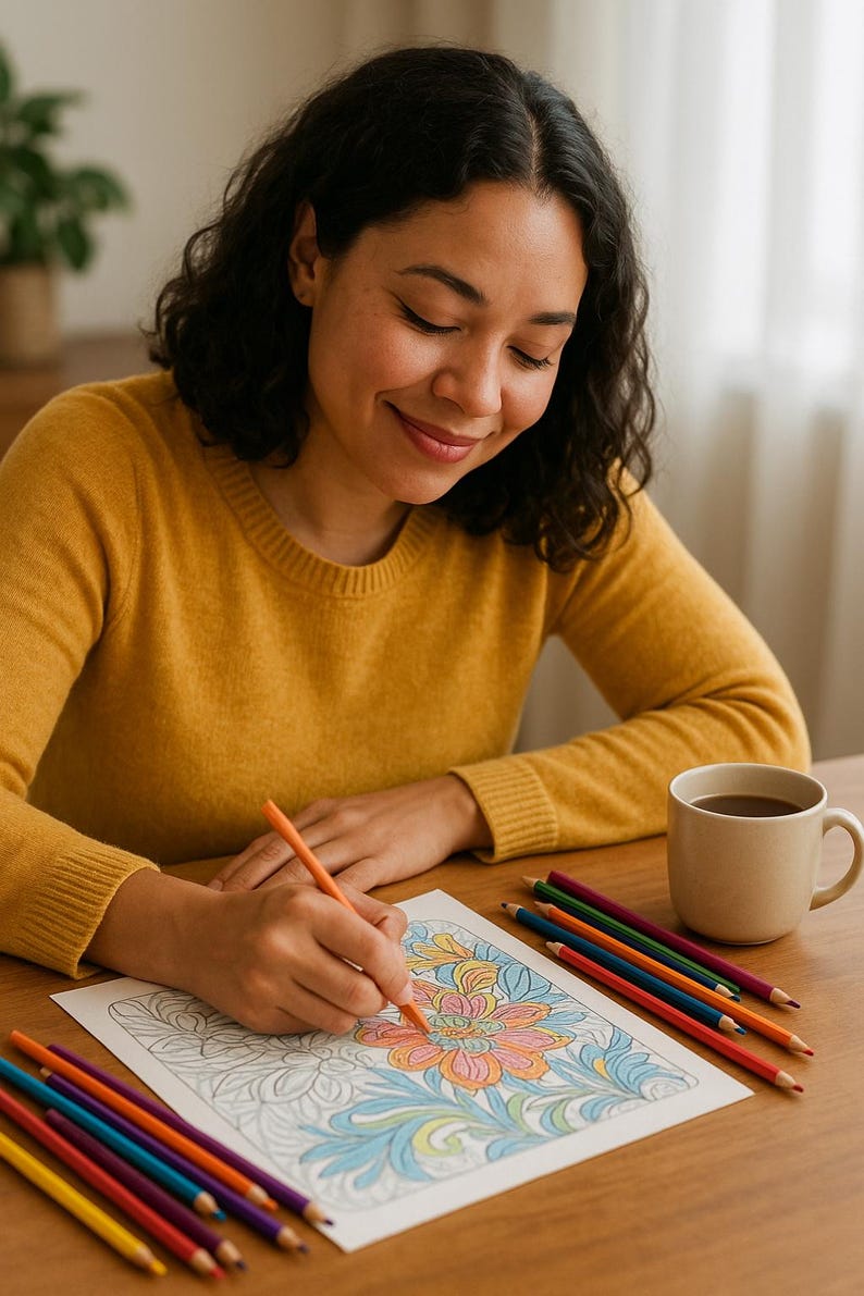 KATE: Personalized Adult Coloring Pages | Custom Name Floral Coloring ...