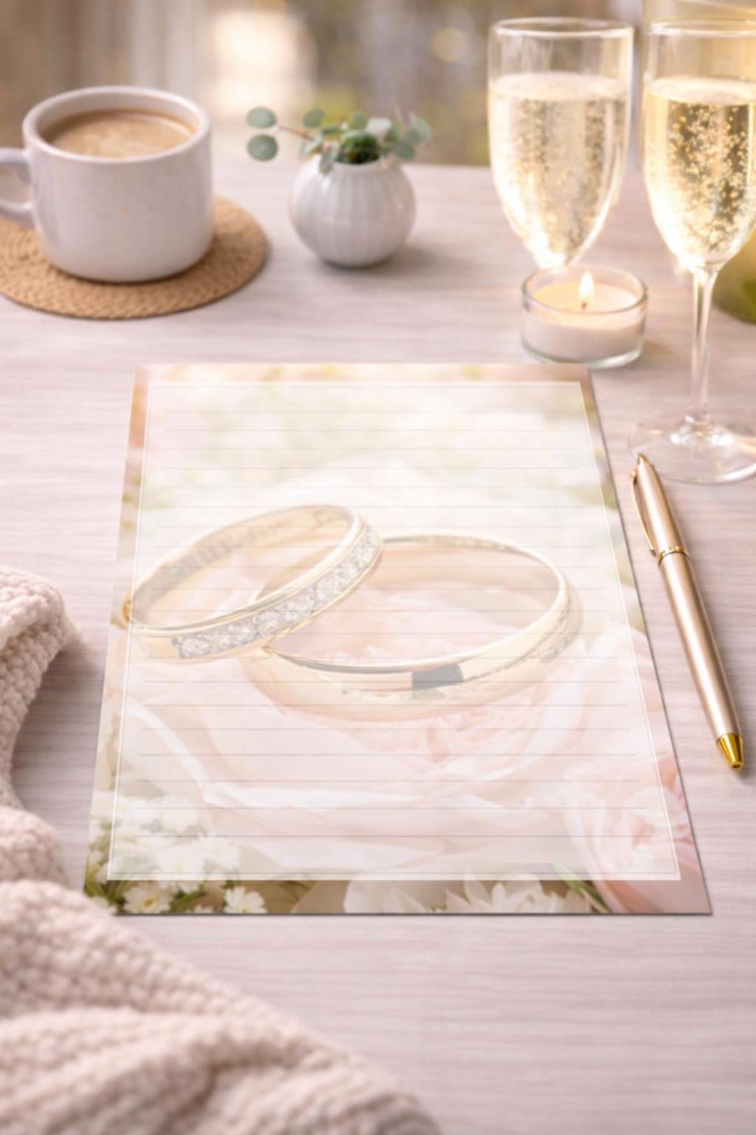 Printable Stationery | Digital Download PNG | Lined Writing Paper ...