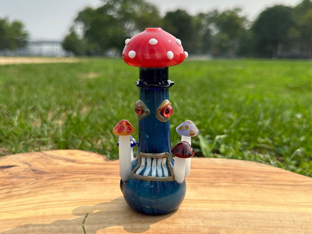 Angry Mushroom Glass Smoking Pipe , Tobacco Pipe , Hand Pipe , Smoke ...