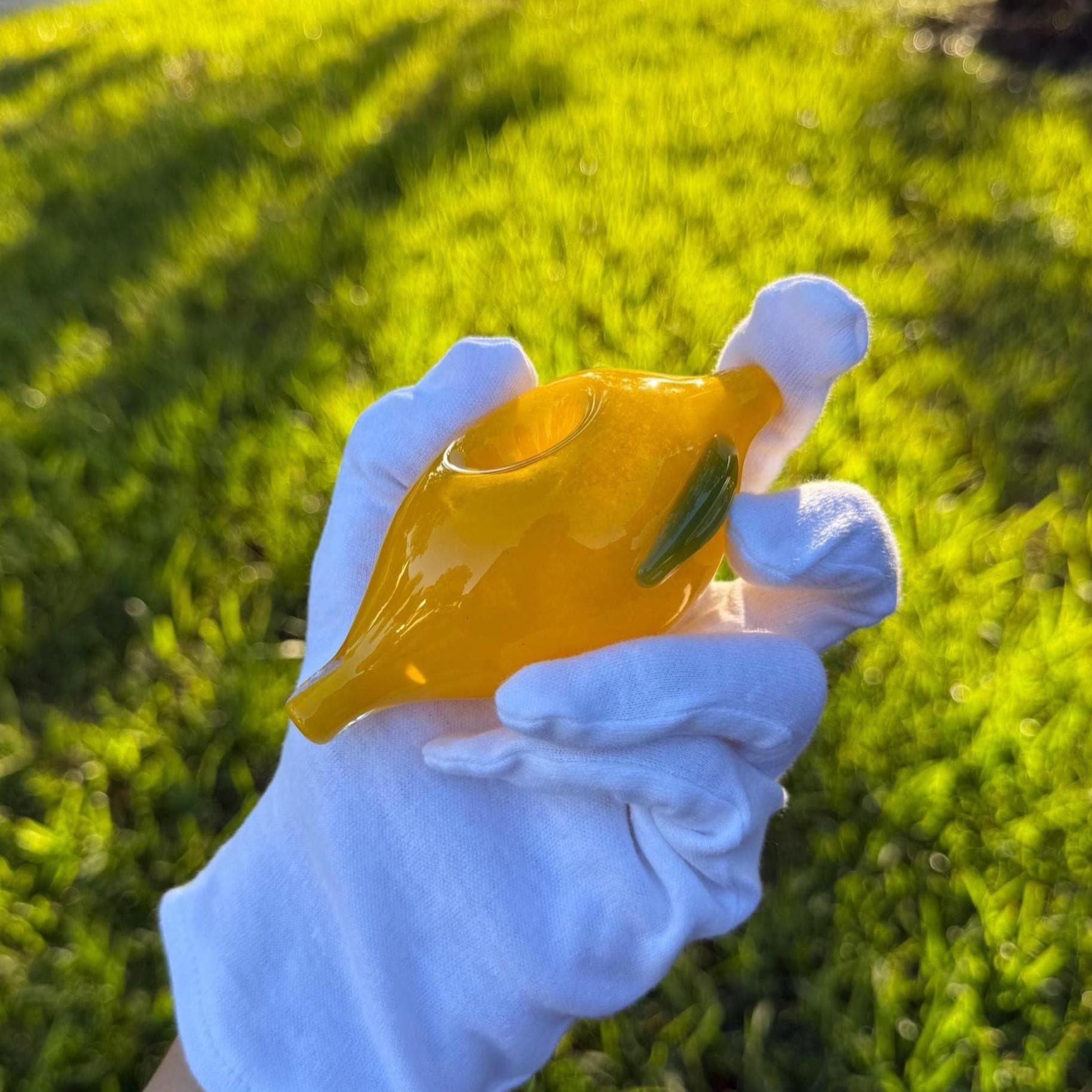 Lemon Glass Smoking Tobacco Pipe , Smoke Pipe , Smoke Bowl , Best Gift ...