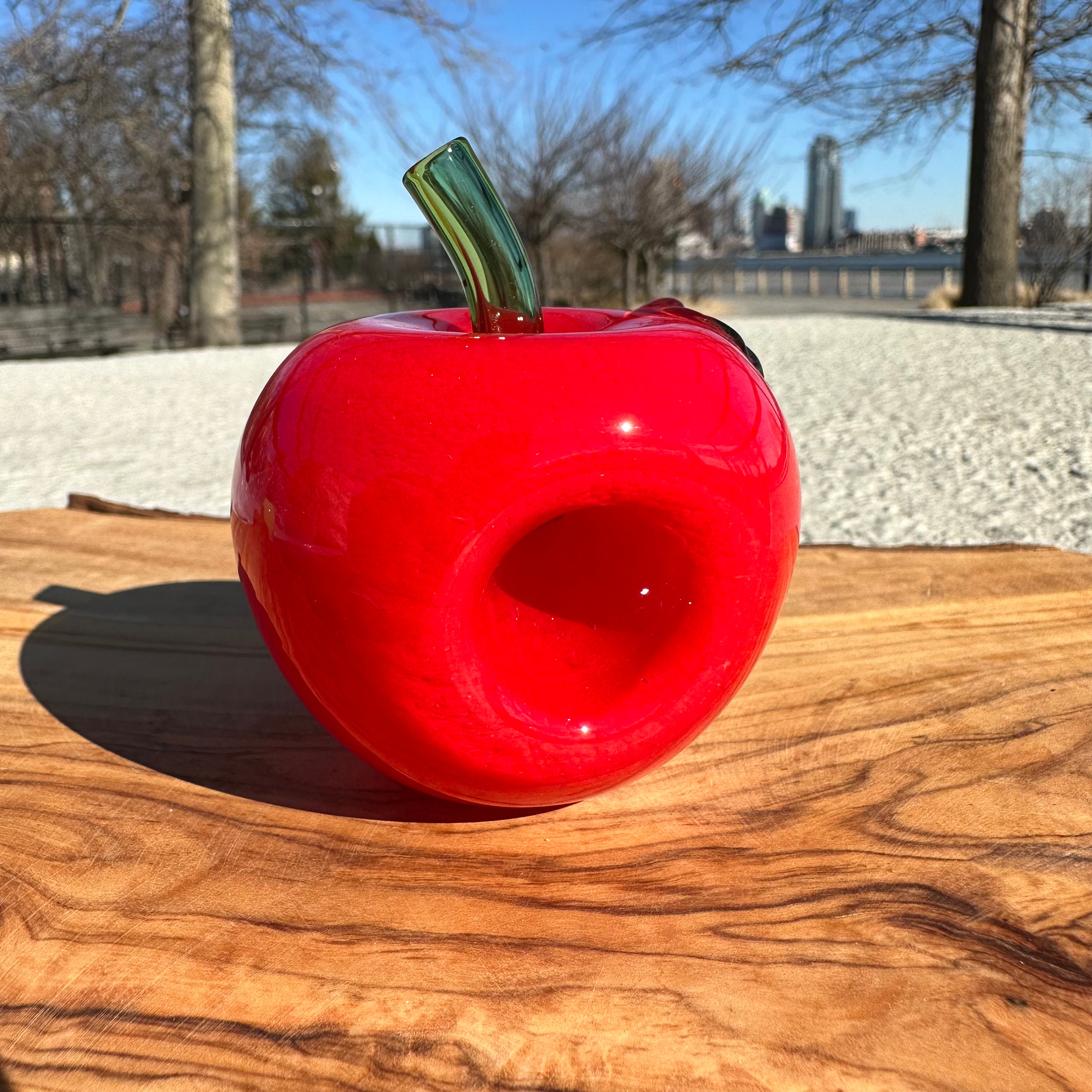 Glass Apple Pipe