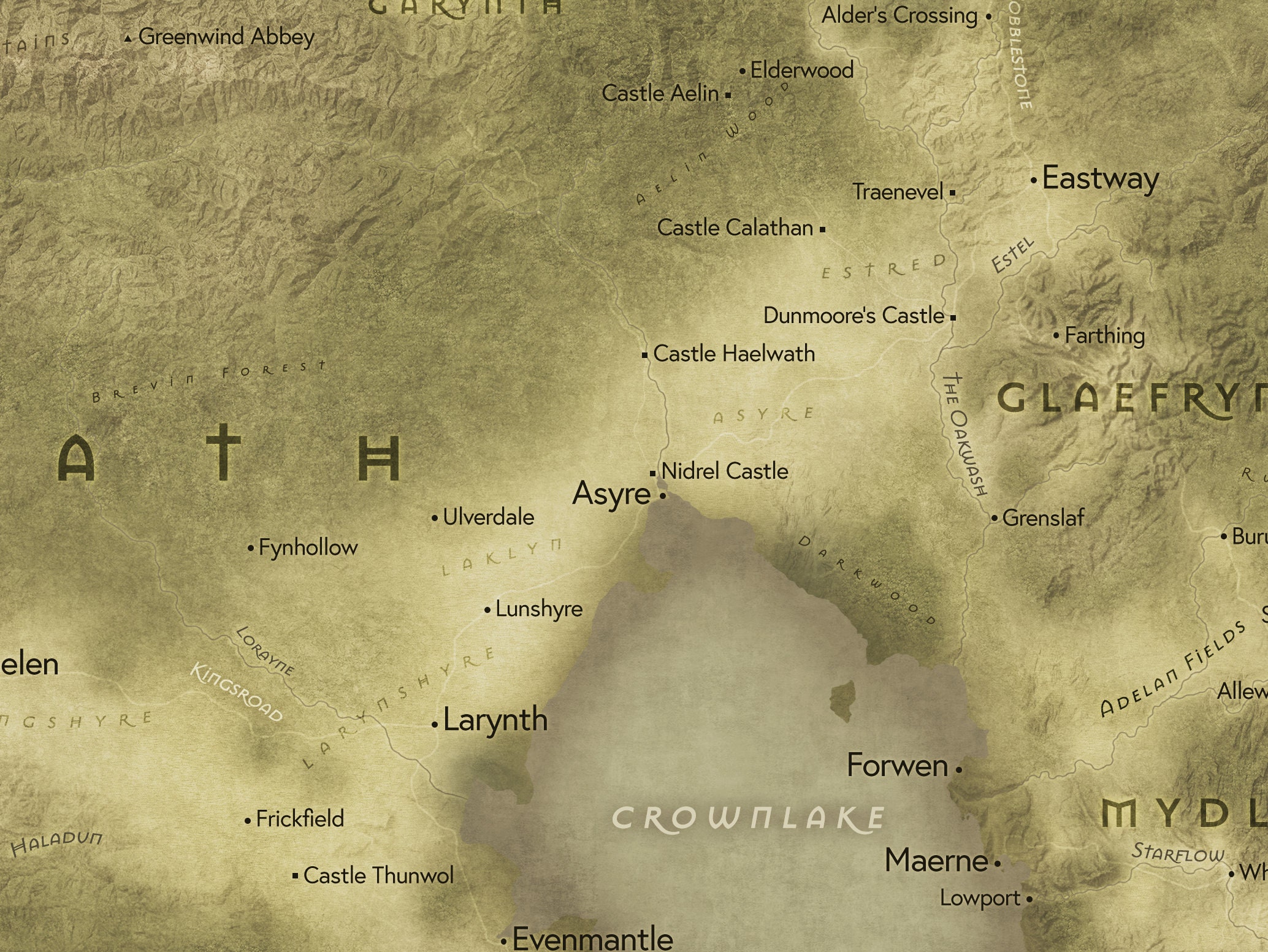 Personalized Digital Fantasy Map - Etsy