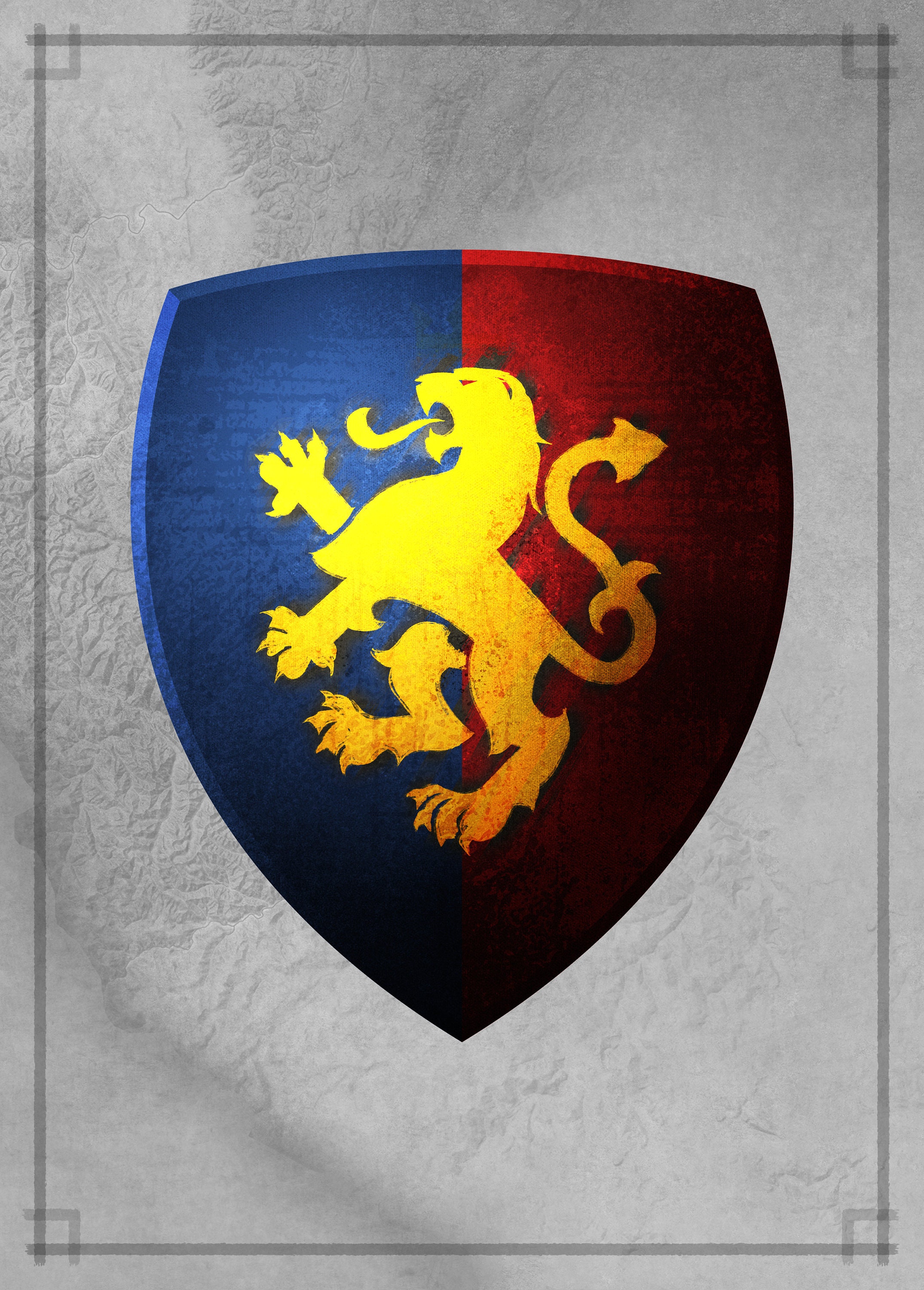 Personalized Digital Coat of Arms Heraldry Commission For | Etsy