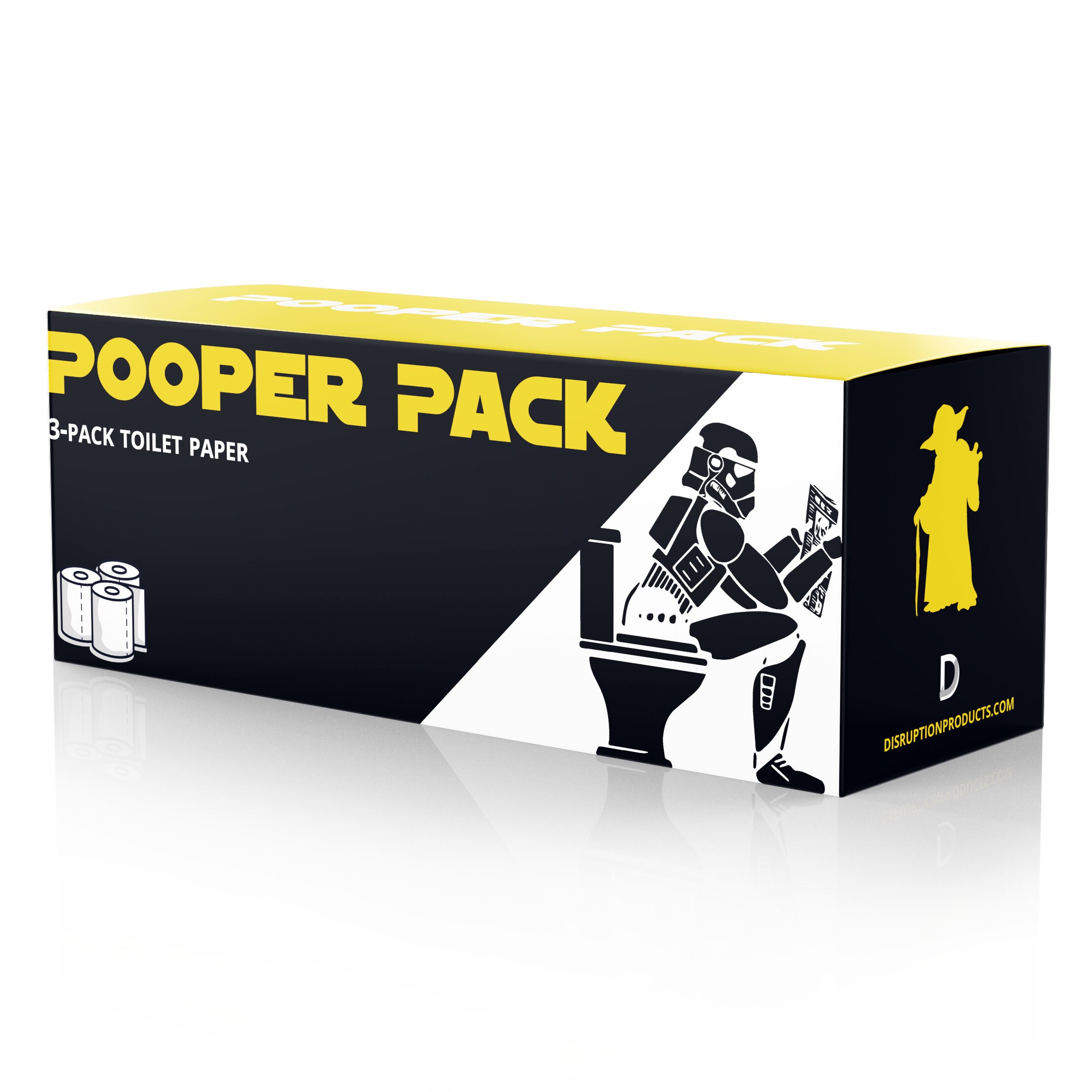 Star Wars Parody Toilet Paper | Pooper Pack 3-roll Set - Etsy