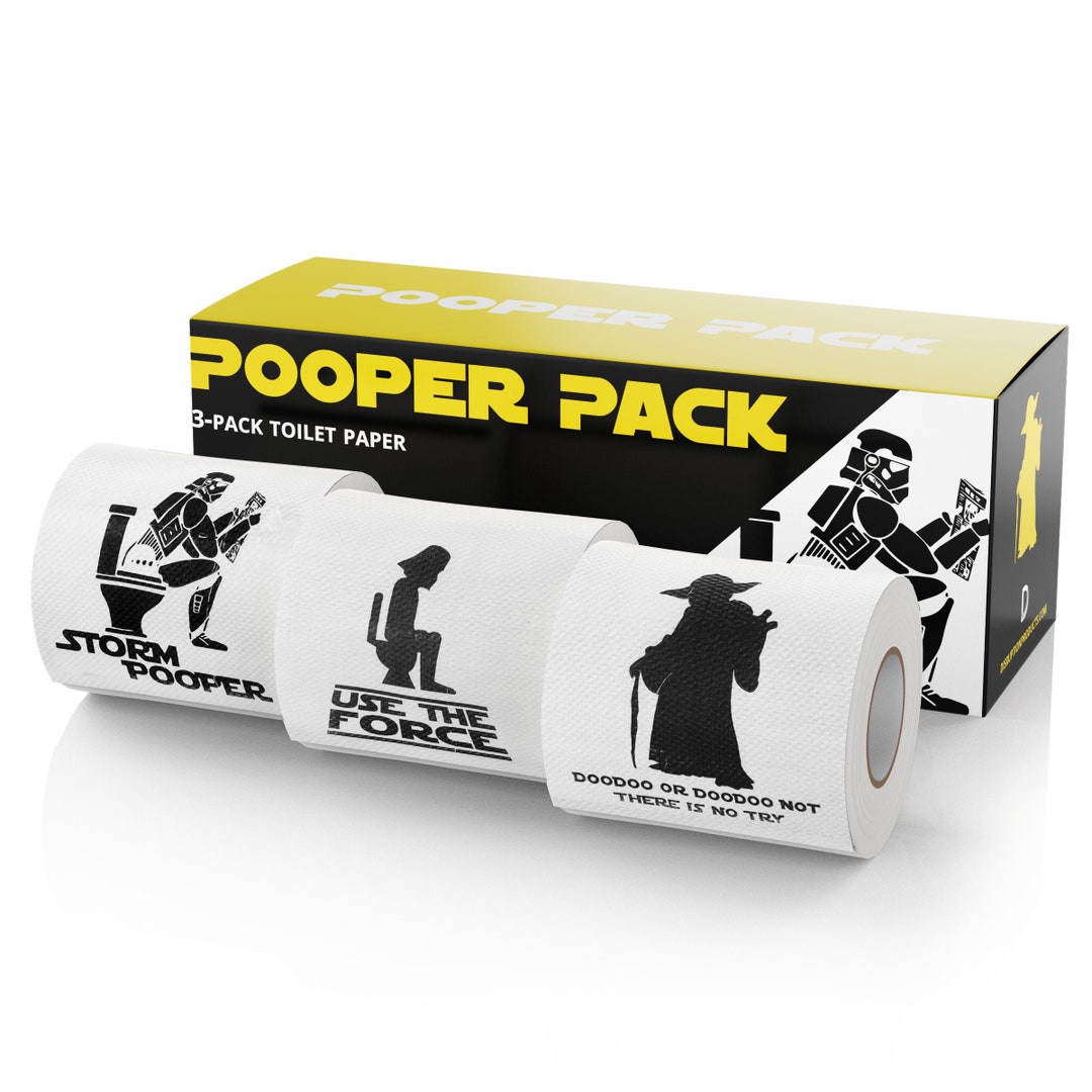 Star Wars Toilet Paper | Pooper Pack 3-pack Star Wars Parody Toilet ...