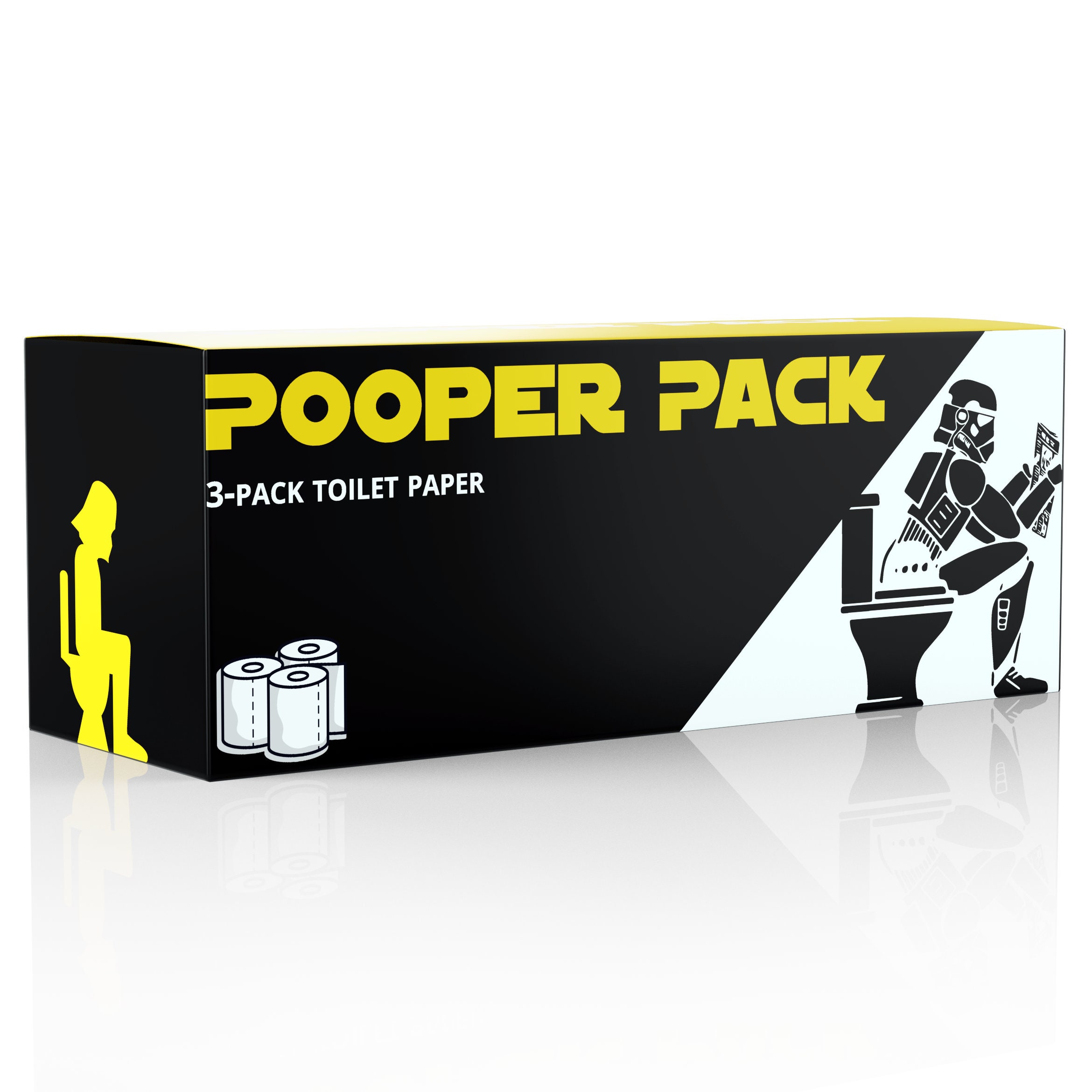 Star Wars Parody Toilet Paper | Pooper Pack 3-roll Set - Etsy