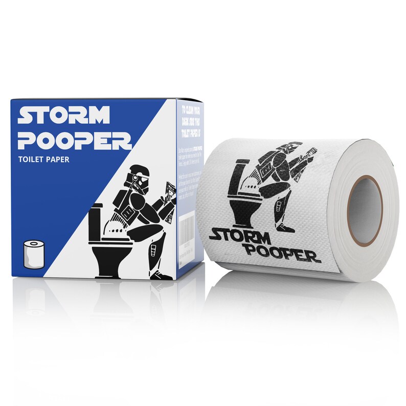 Storm Pooper Parody Toilet Paper | Star Wars Parody Gag Gift - Etsy