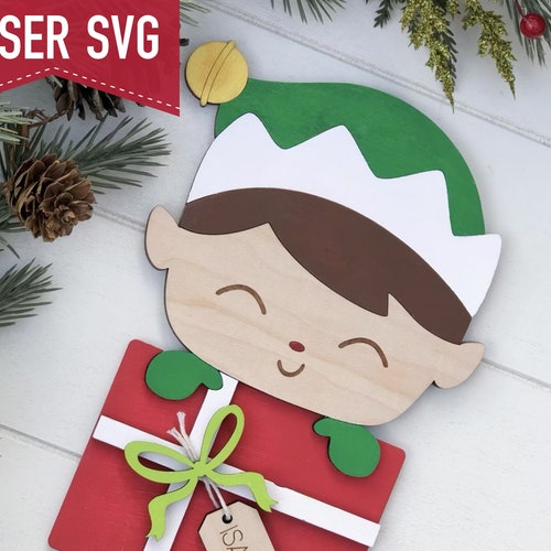 Girl Elf Laser Svg File Digital Download Glowforge - Etsy