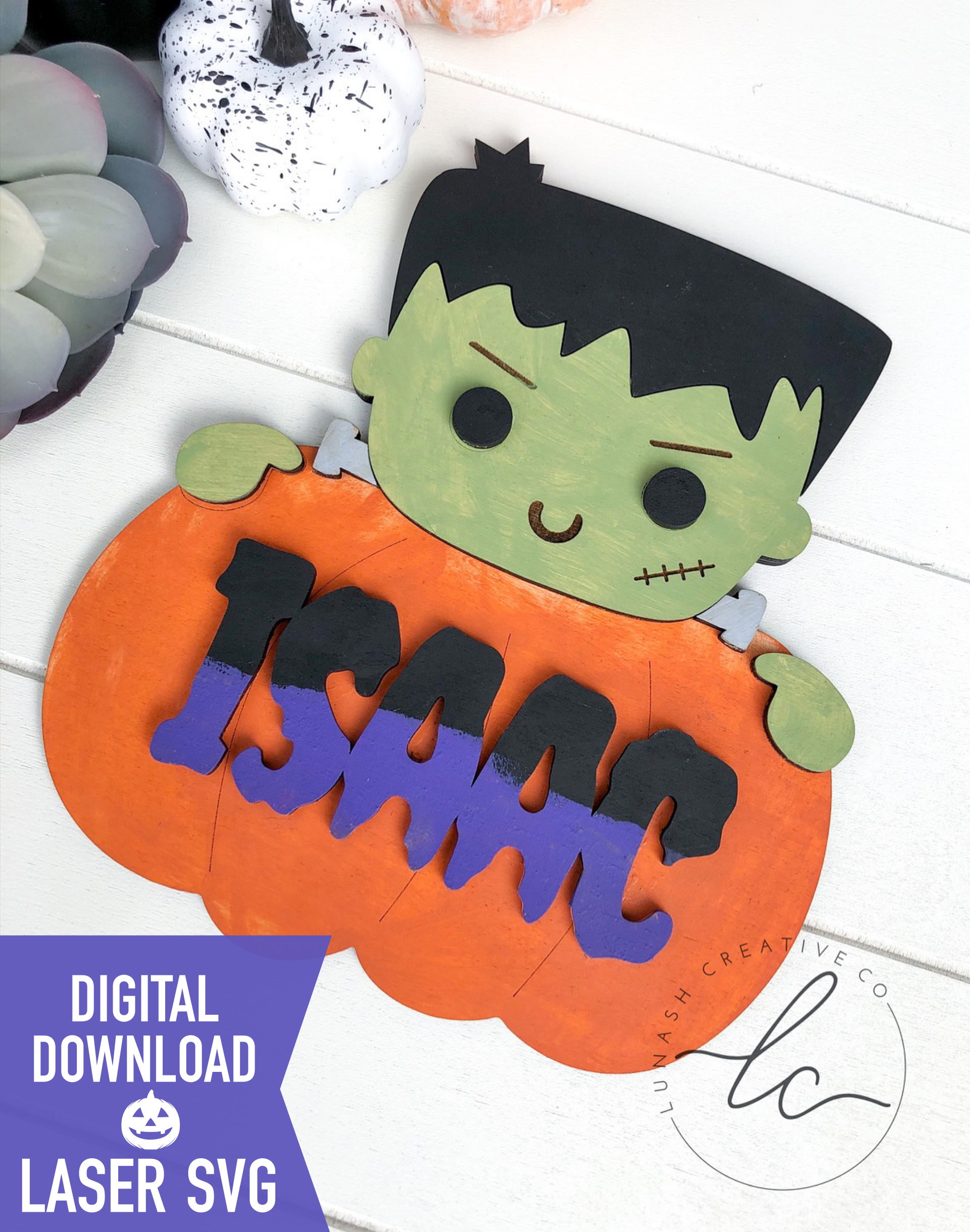 Halloween Vampire Frankenstein Laser Svg File Digital - Etsy