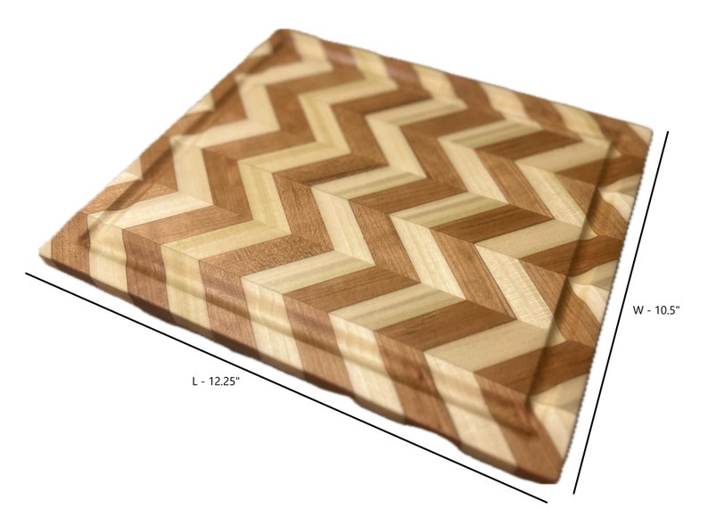 Chevron Pattern Cutting Board - Etsy