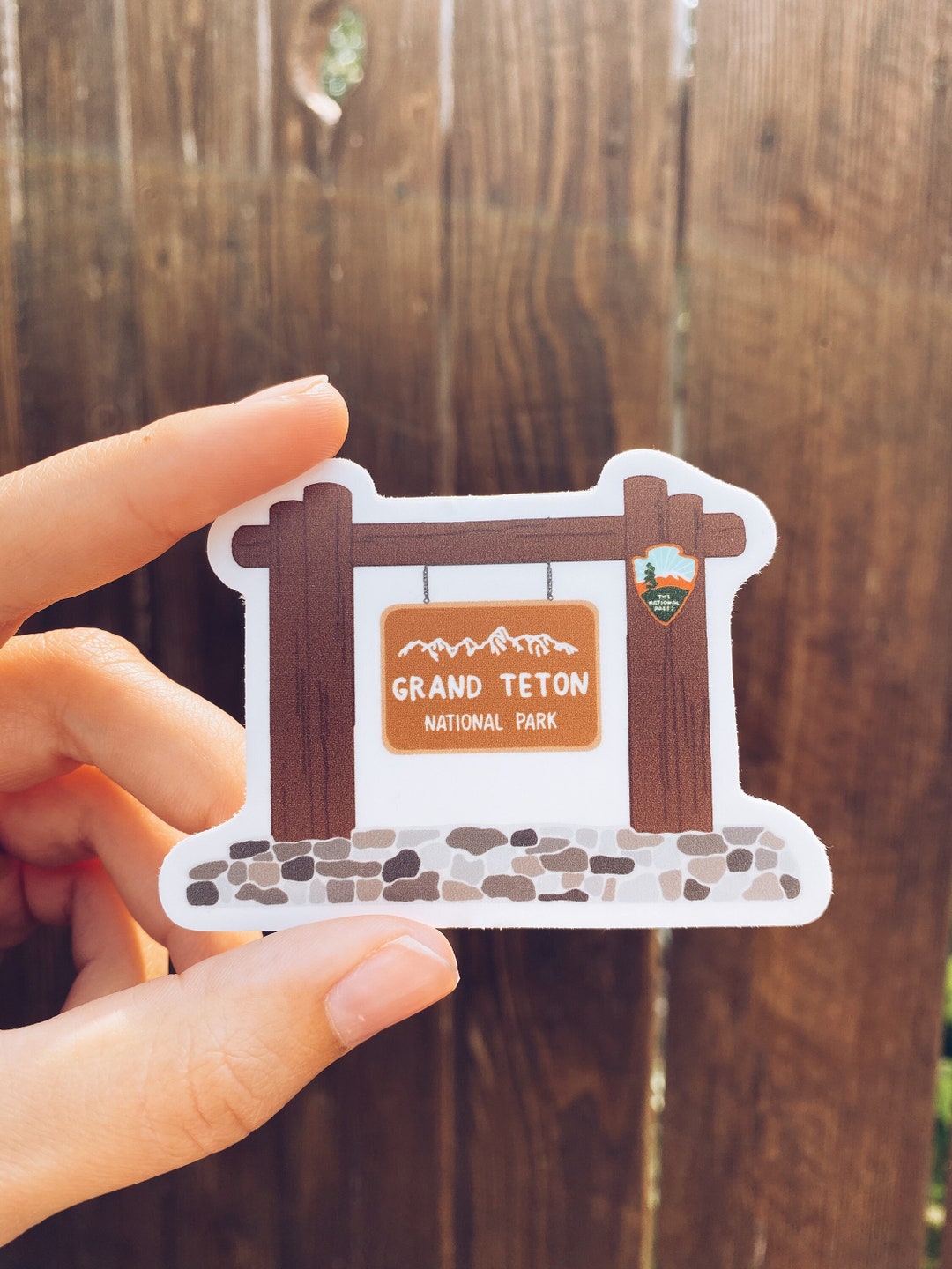 Grand Teton National Park Sticker - Etsy