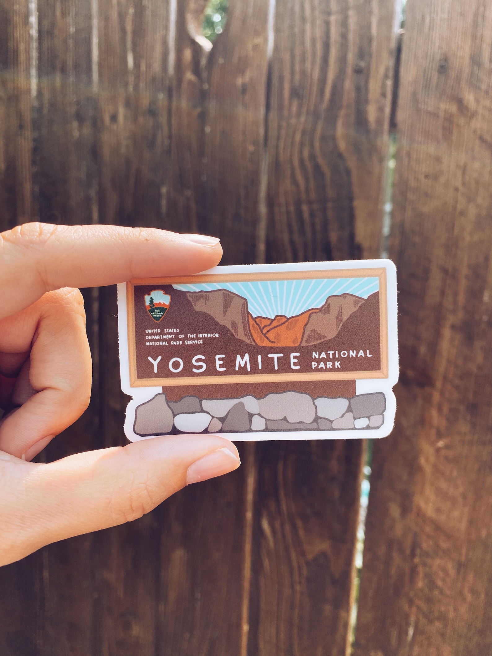 Yosemite National Park Sticker - Etsy