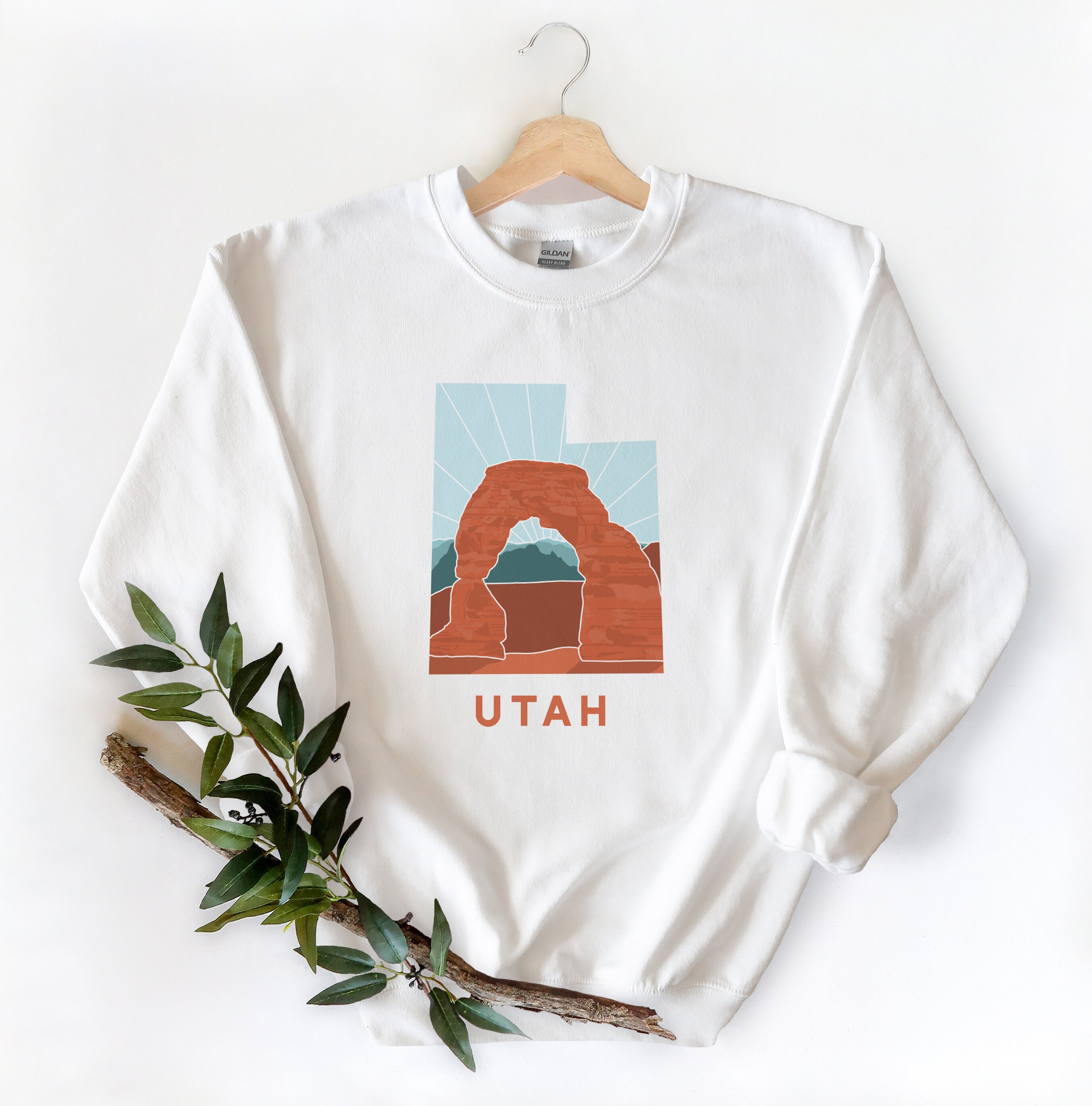 Utah State Unisex Sweatshirt Arches NP Utah State Clothing | Etsy