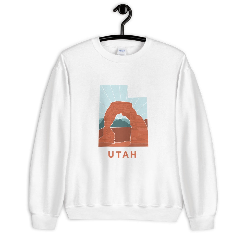 Utah State Unisex Sweatshirt Arches NP Utah State Clothing | Etsy